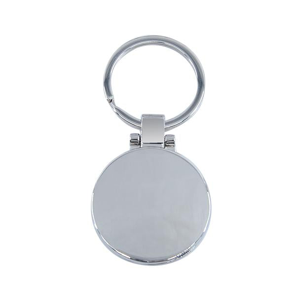 Round Metal Keyring with Magnetic closing - Sublimation Keyring