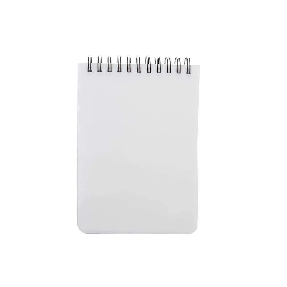 Sublimation Blank A6 Spiral Notepad with Plastic cover